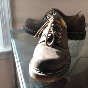 Dr. Martens | Shoes | Dark Brown Leather Low Cut Dr Martens | Poshmark